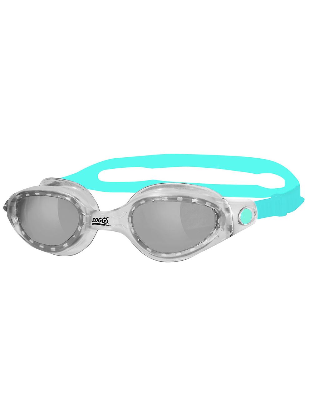 Zoggs Nautilus Grey & Turquoise Mirrored Lens Goggles