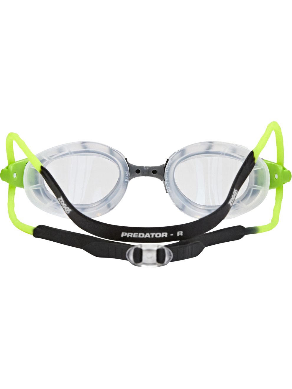 Zoggs Predator Goggles - Clear/Black/Lime