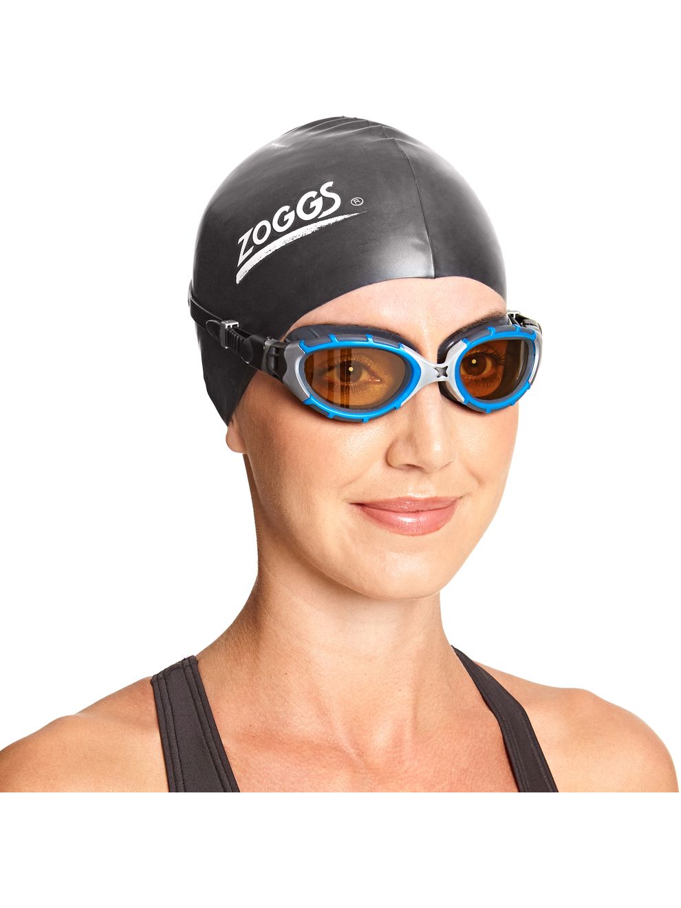 Zoggs Predator Flex Polarized Ultra Reactor Goggles Small Fit - Copper ...