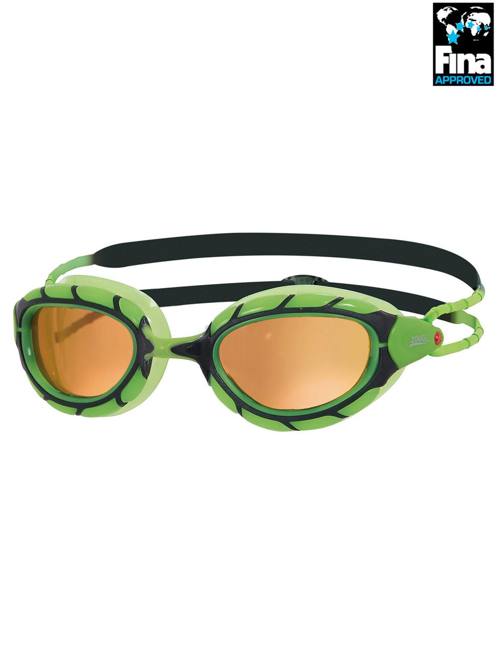 Zoggs Predator Polarized Ultra Green & Black Goggles
