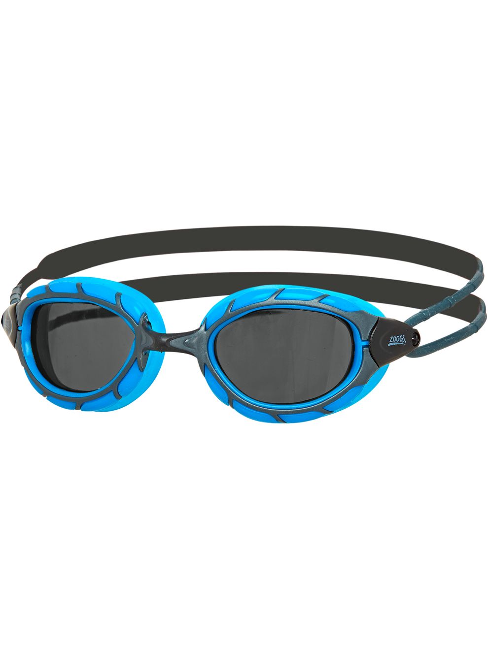 Zoggs Predator Goggles Small Fit - Smoke/Blue/Black