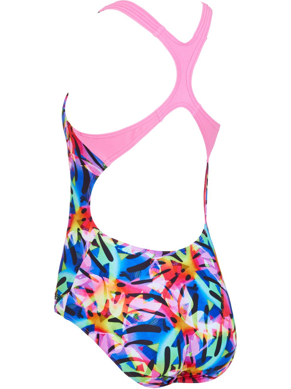 Zoggs Rowleeback One Piece - Rainbow Palms