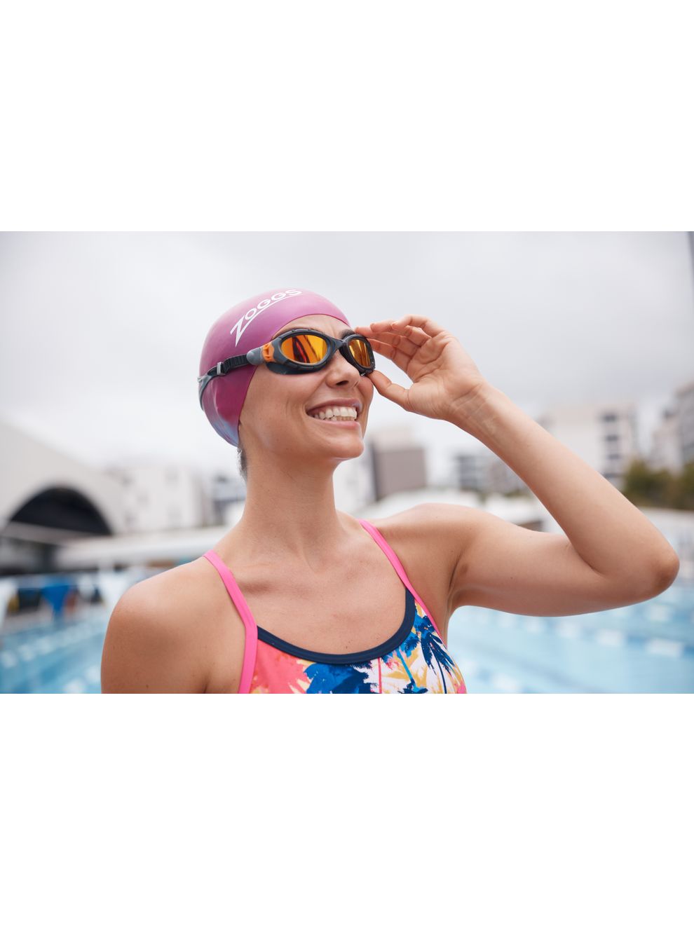 Zoggs Tri-Back One Piece - Sunset