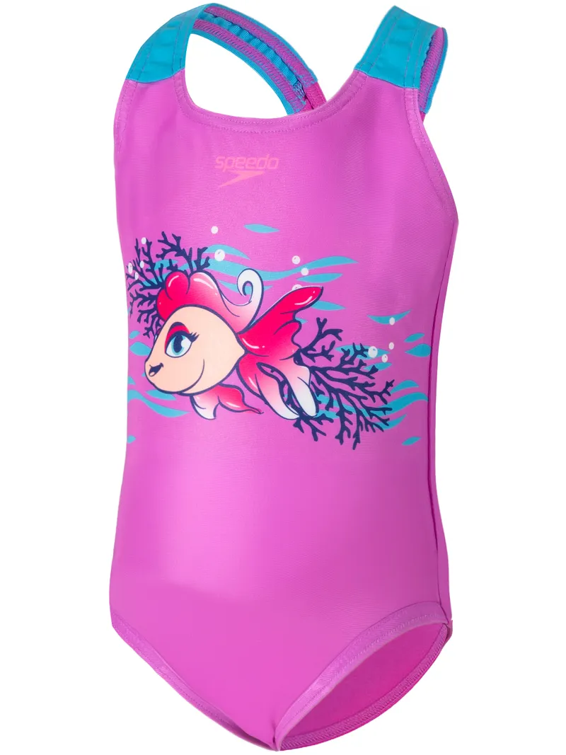 Speedo Toddlers One Piece - Cutie Fish | Swimmer.com.au