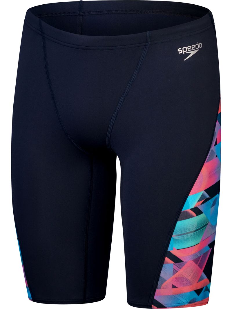 Speedo V-Cut Jammers - Navy/Red | Swimmer.com.au