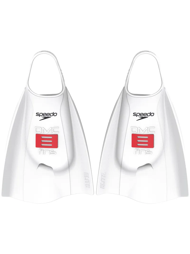 Speedo DMC Elite Fins - Bright White | Swimmer.com.au
