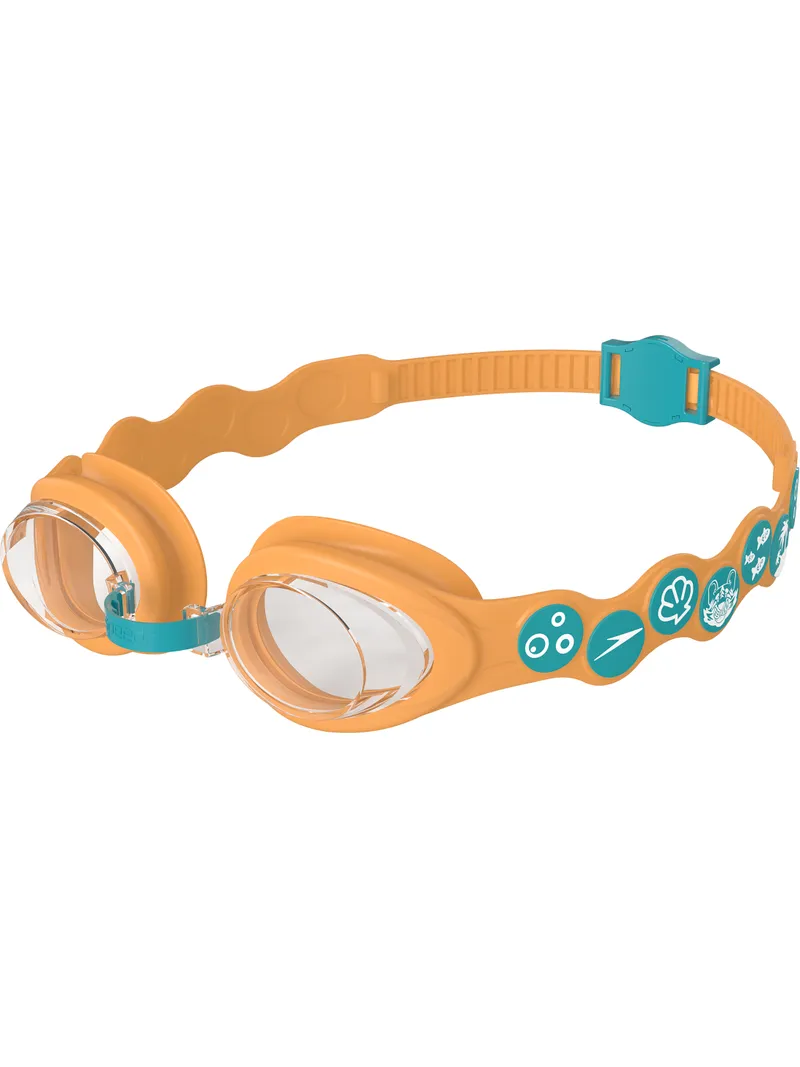 Speedo Infant Spot Goggles - Clear/Aquarium/Orange | Swimmer.com.au