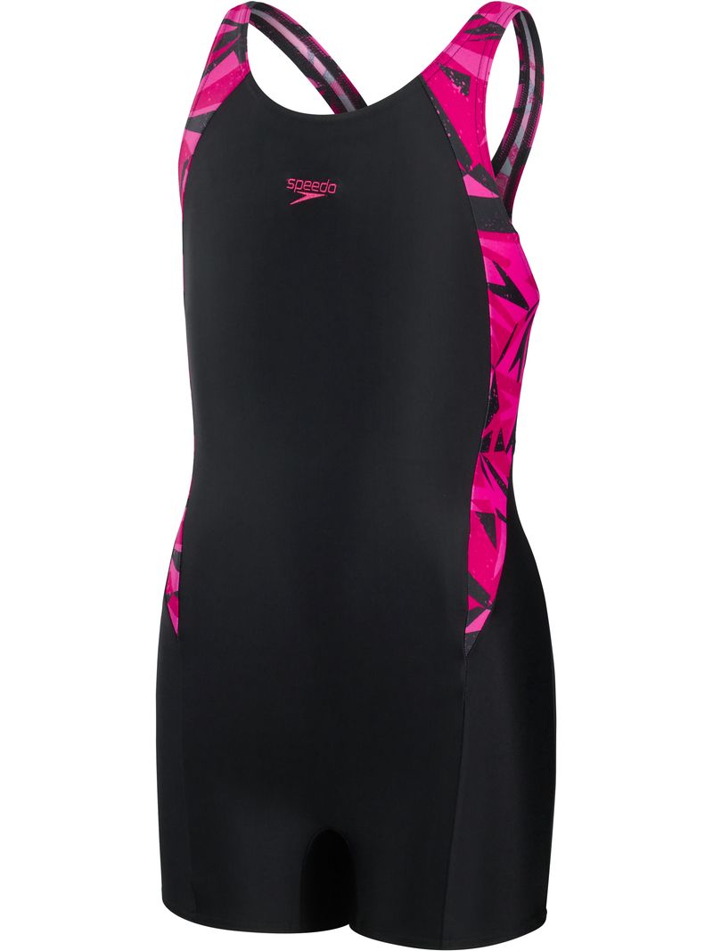 Speedo Splice Legsuit - Hyperboom Electric Pink | Swimmer.com.au