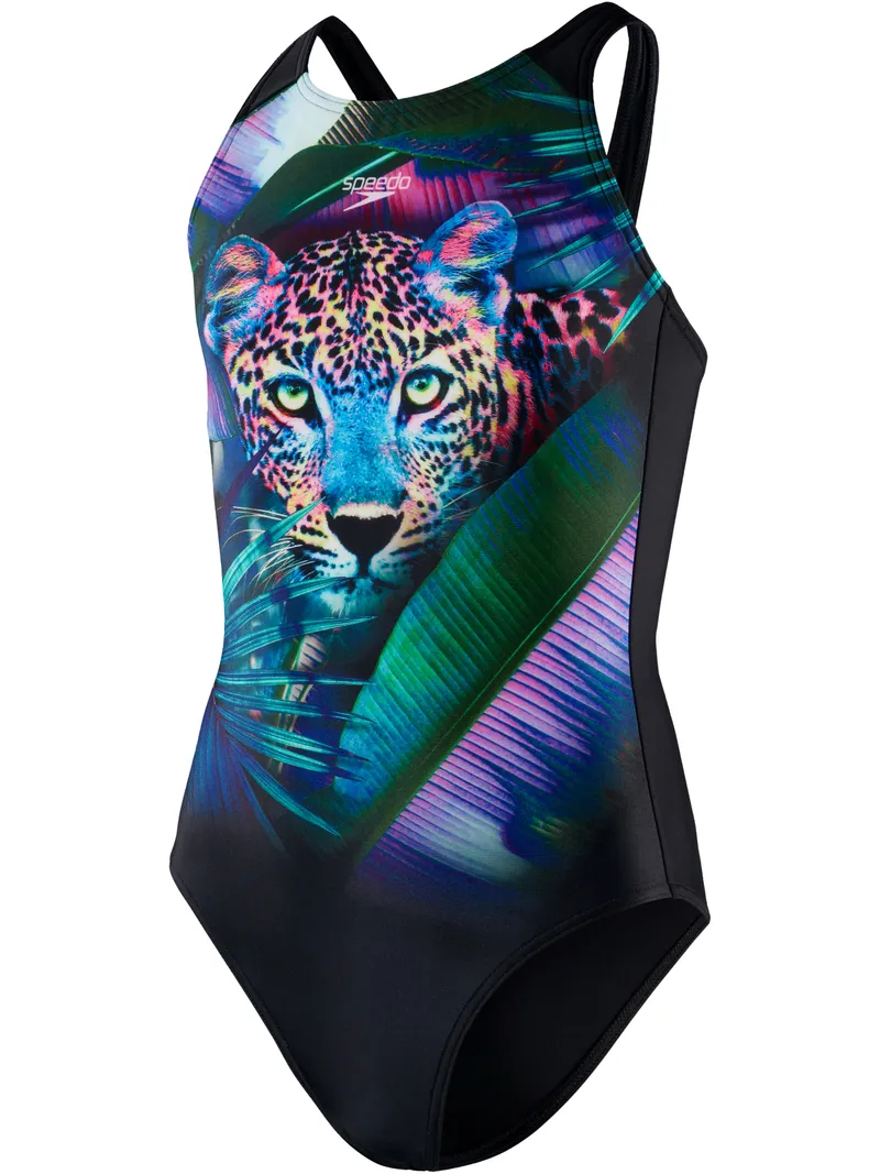 Speedo Pulseback One Piece - Diva/Lapis/Neon Absinthe | Swimmer.com.au