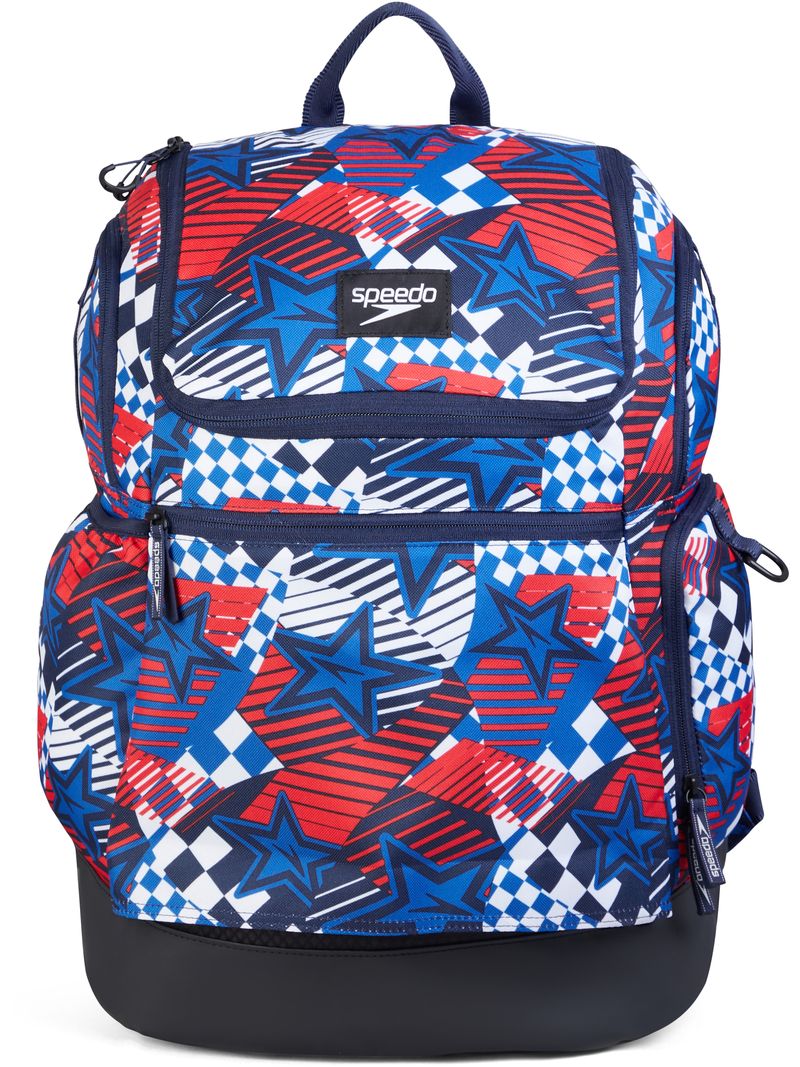 Speedo Teamster 2.0 Backpack - Blue/Cobalt/Watermelon | Swimmer.com.au