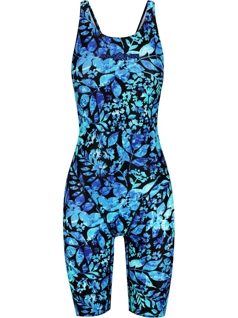 AMANZI Active Kneelength - Fleur | Swimmer.com.au