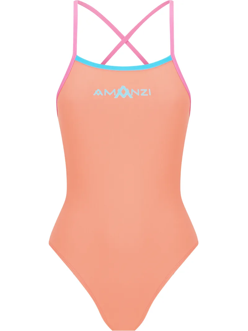 AMANZI Tie Back One Piece - Pastella | Swimmer.com.au
