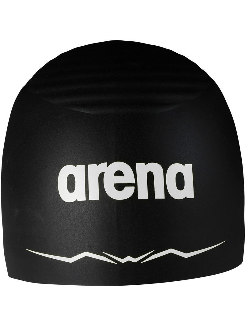 Arena Aquaforce Wave Cap - Black | Swimmer.com.au