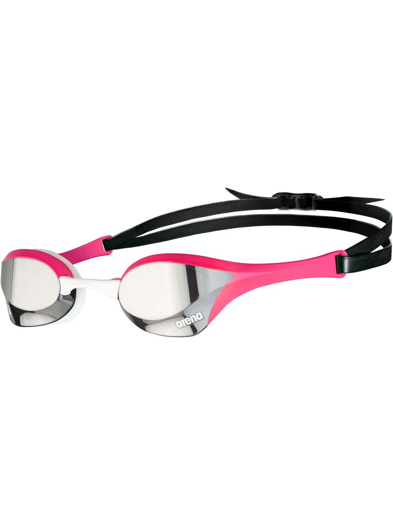 Arena Cobra Ultra Swipe Goggles - Silver Mirror/Pink | Swimmer.com.au