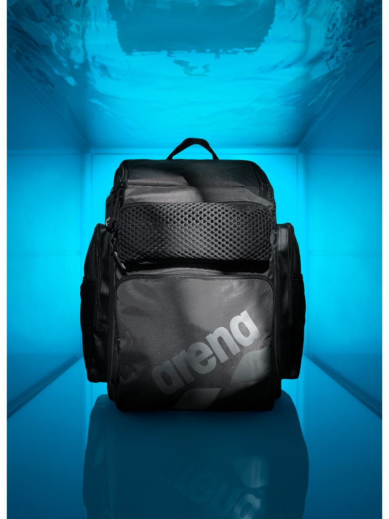 Arena One Go Backpack 45L - Black | Swimmer.com.au