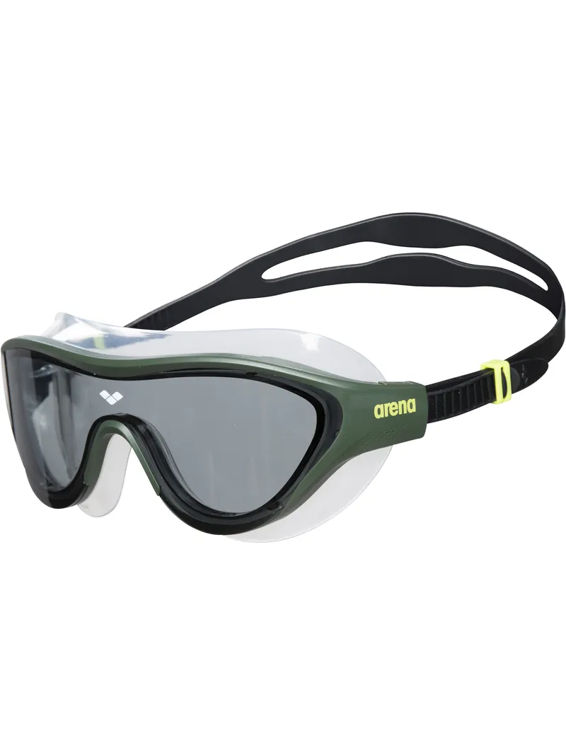 Arena The One Swim Mask - Smoke/Deep Green/Black | Swimmer.com.au