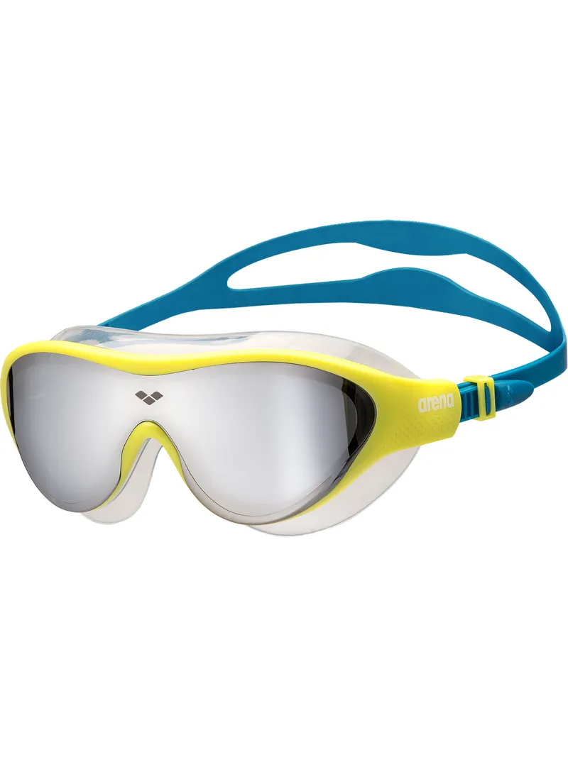 Arena The One Junior Swim Mask - Mirror/Yellow/Blue | Swimmer.com.au
