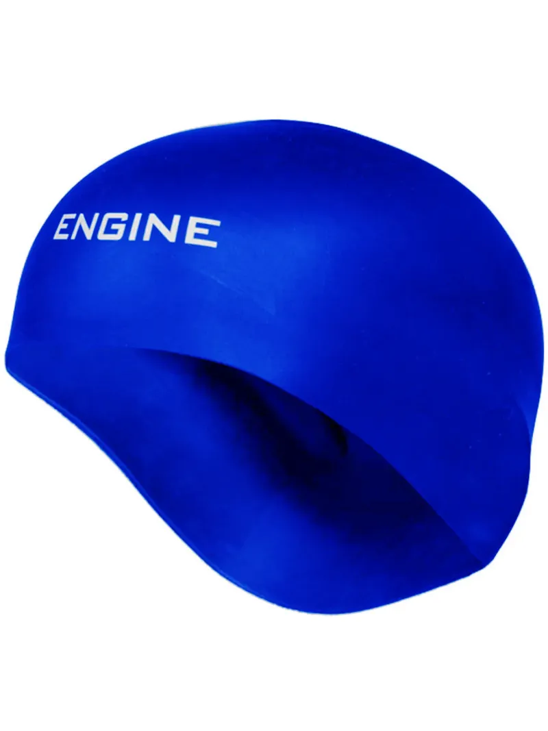 Engine Dome Race Swim Cap - Blue | Swimmer.com.au
