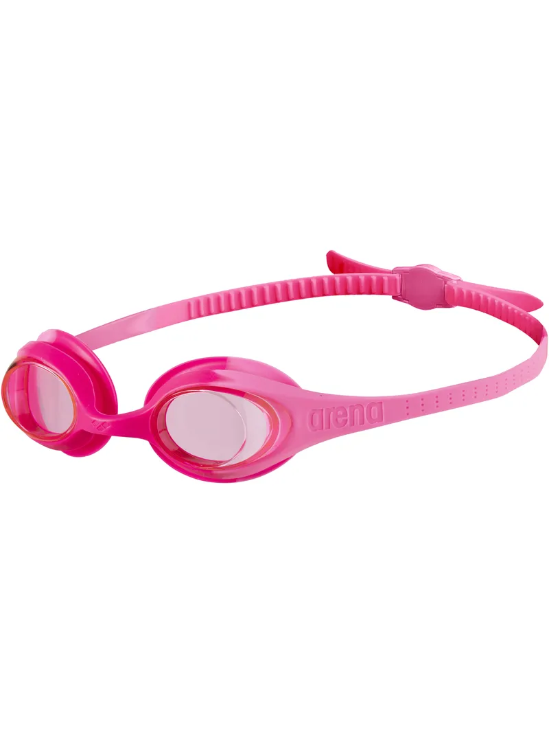 Arena Spider Kids Goggles - Pink Tint/Rose/Pink | Swimmer.com.au