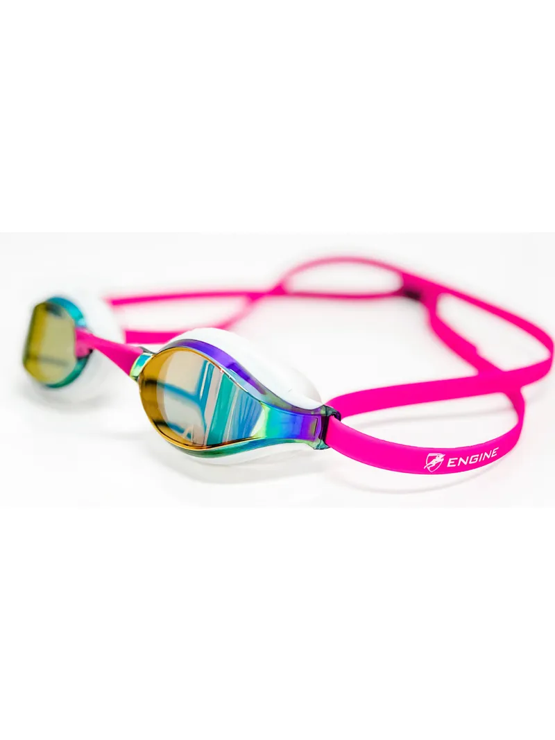 Engine Bullet Goggles - Mirror/Pink | Swimmer.com.au