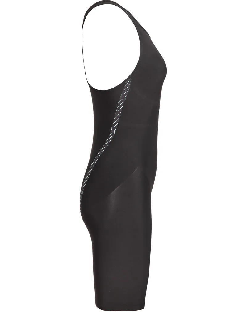 Arena Powerskin Veloce Closedback Kneeskin - Black/Teal | Swimmer.com.au