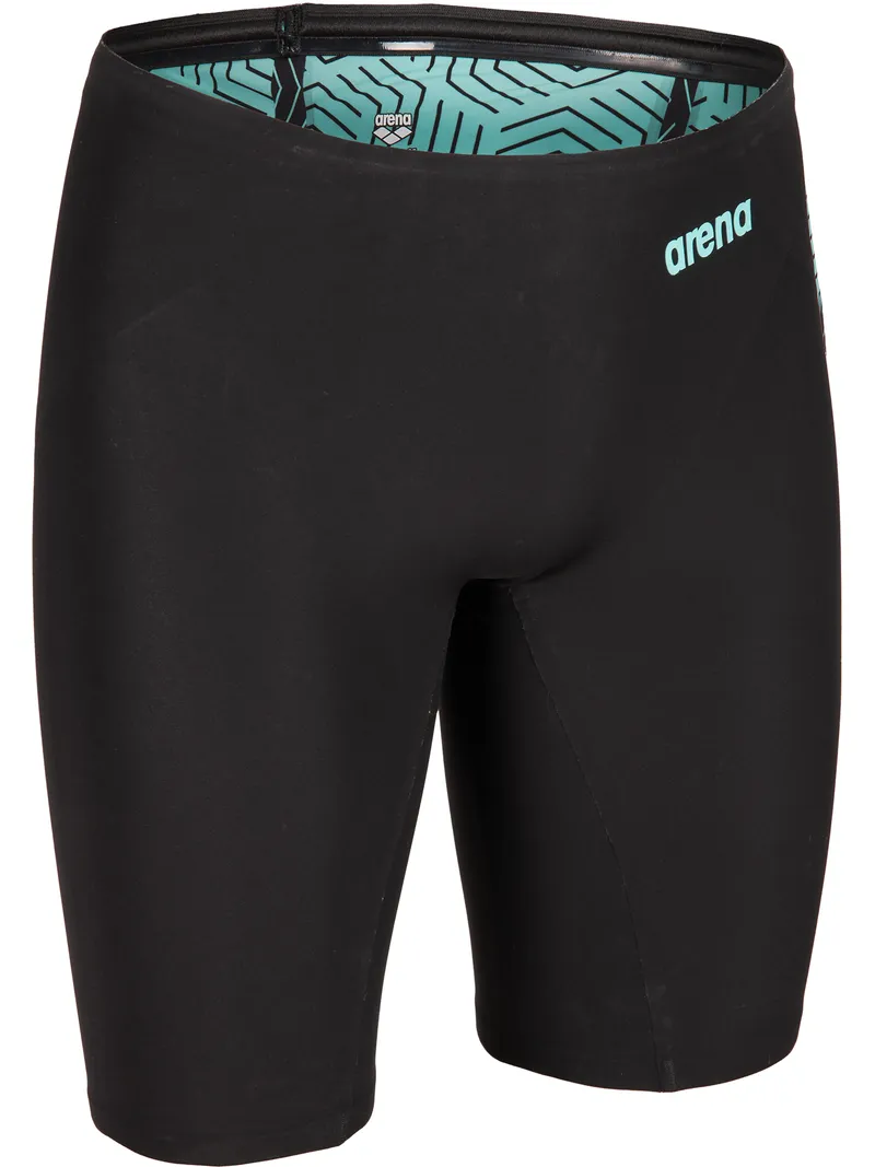 Arena Powerskin Veloce Jammers - Black/Teal | Swimmer.com.au