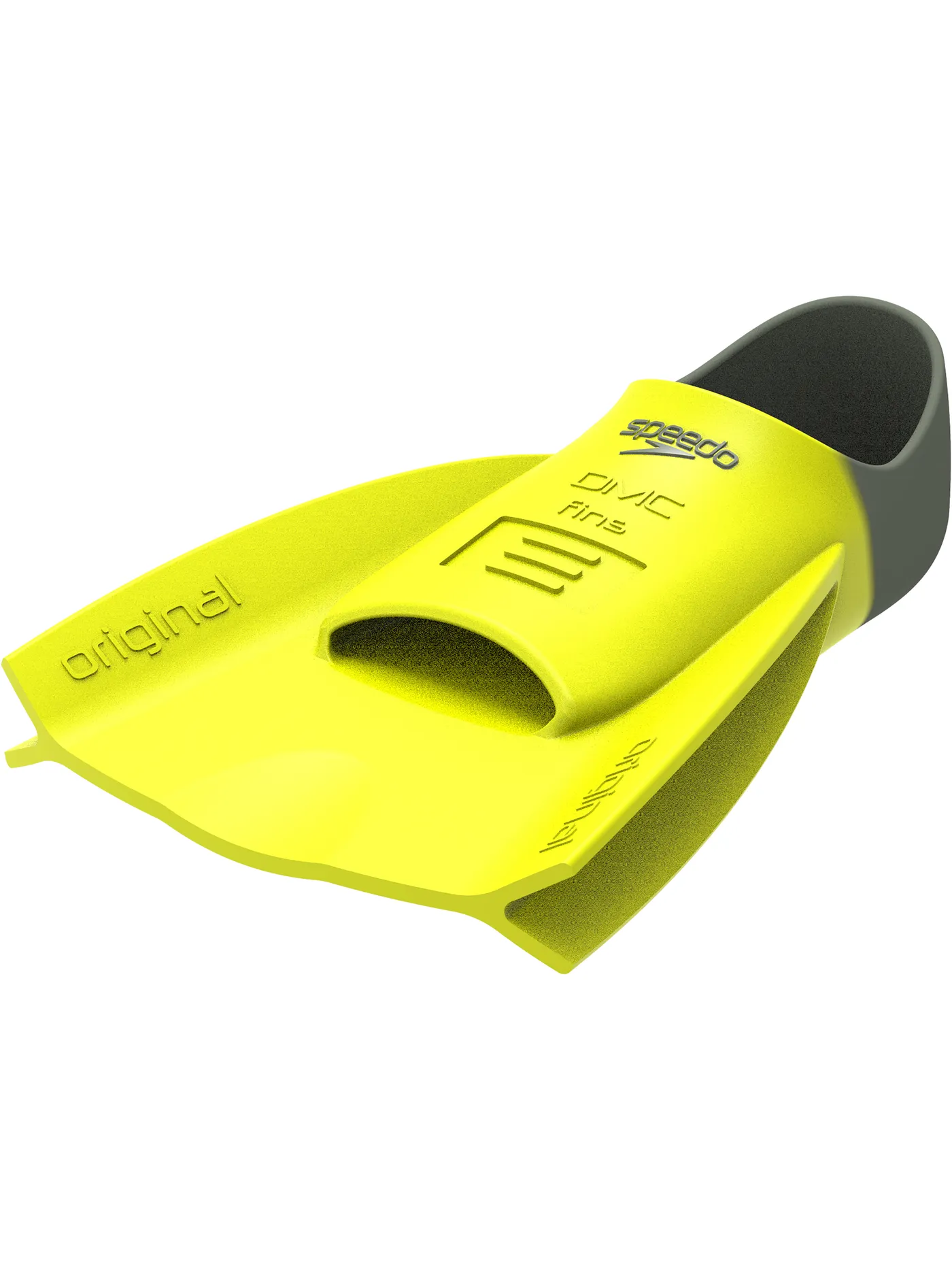 Speedo DMC Original Fins - Hyper Yellow | Swimmer.com.au