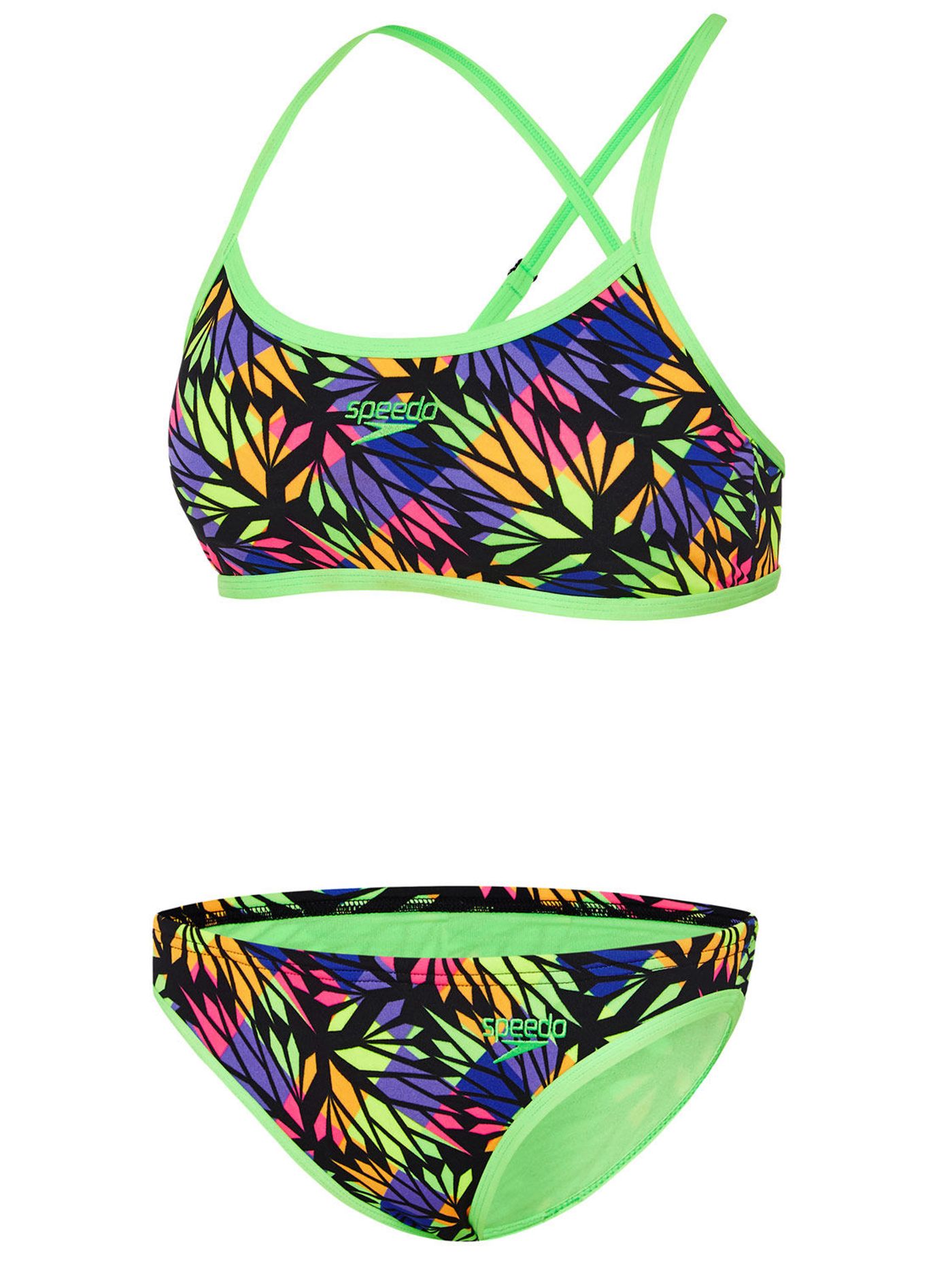 Speedo Jungle Colours Womens Sports Bikini | Swimmer.com.au