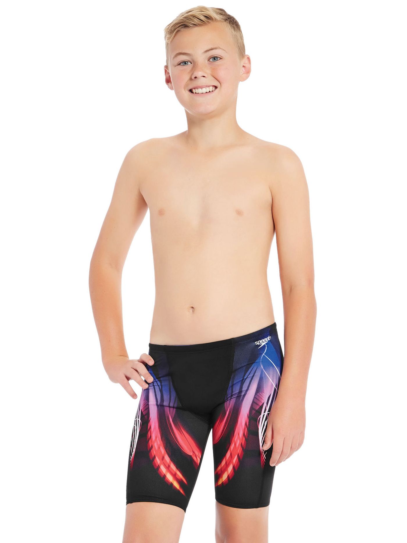 Speedo Stencil Boys Jammers | Swimmer.com.au