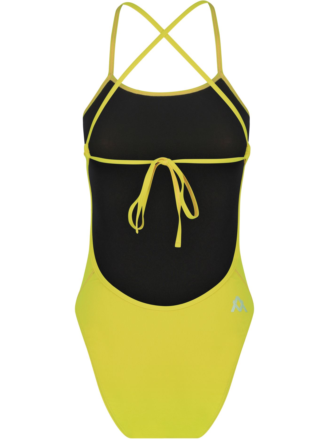 AMANZI Tie Back One Piece - Sunshine | Swimmer.com.au