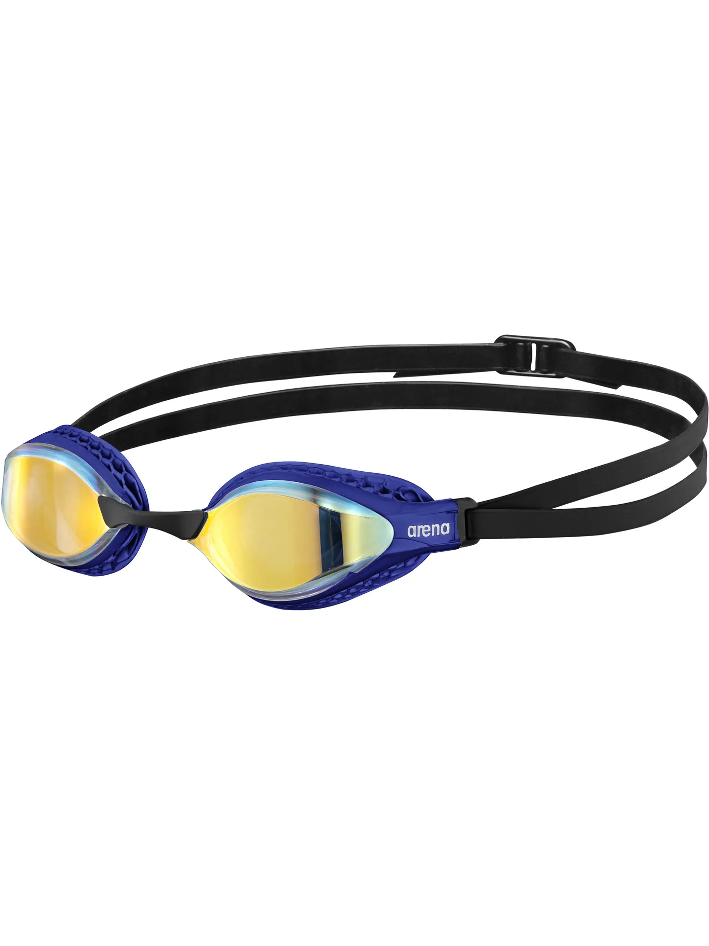 Arena Airspeed Goggles - Yellow Copper Mirror/Blue | Swimmer.com.au