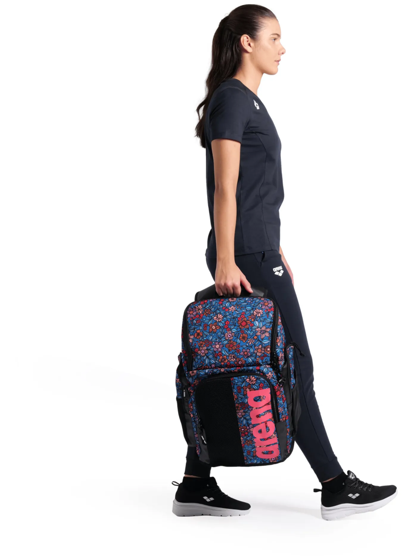 Arena Spiky 3 Backpack 45L - Micro Floral | Swimmer.com.au