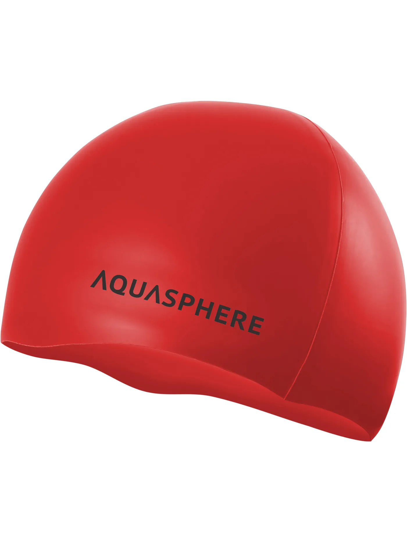 Aqua Sphere Plain Swim Cap - Red/Black | Swimmer.com.au