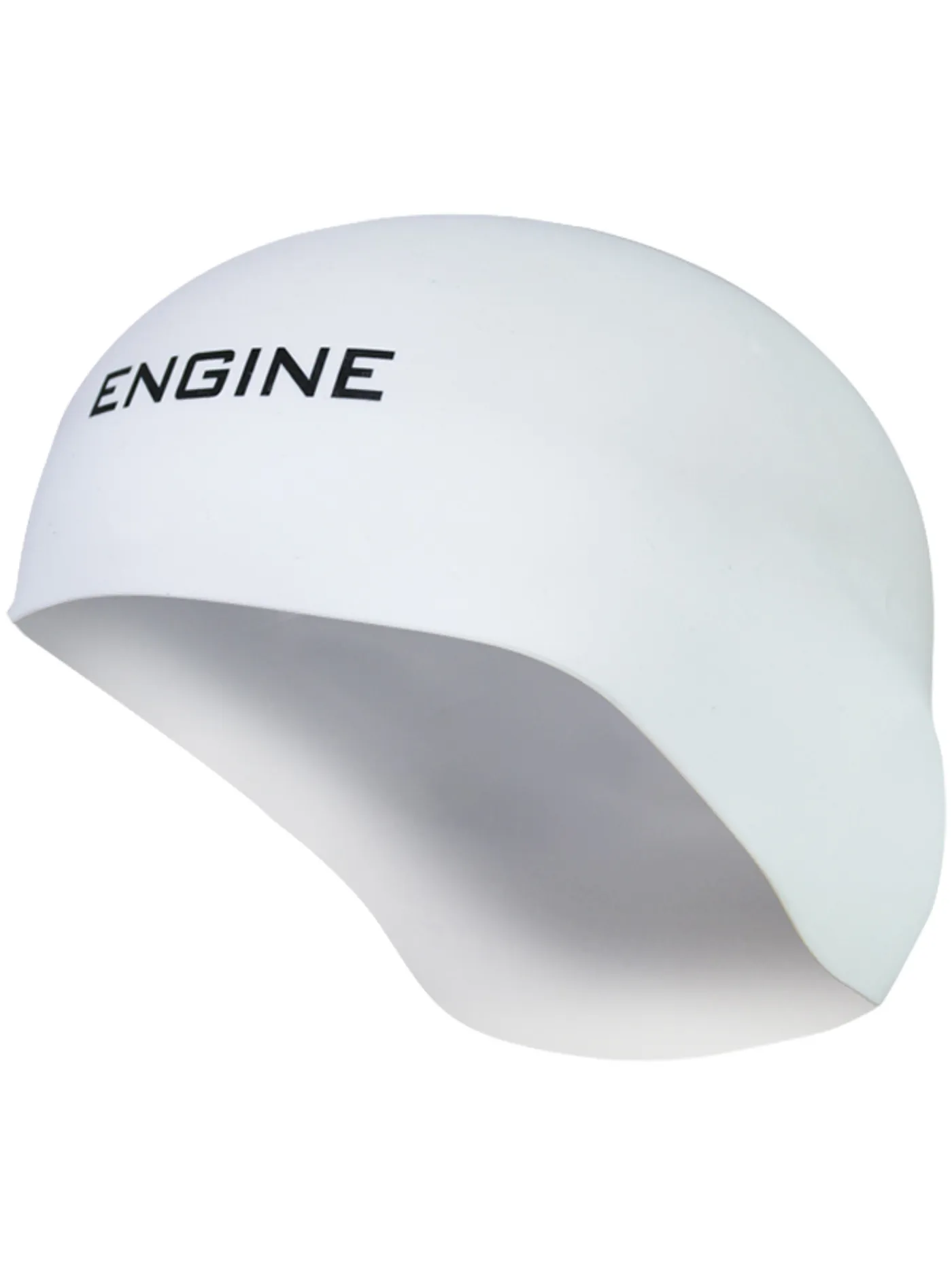 Engine Dome Race Swim Cap - White | Swimmer.com.au