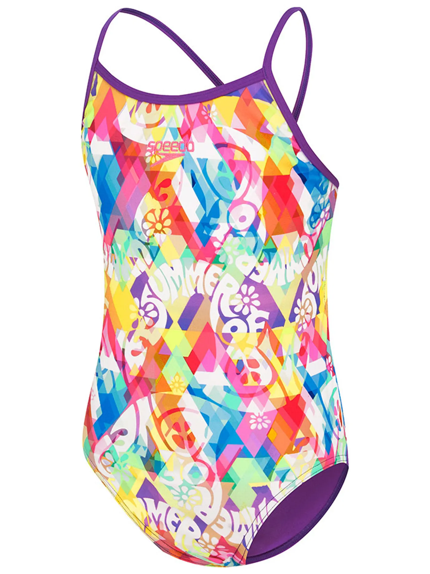 Speedo Rainbow Love Girls Sierra One Piece | Swimmer.com.au