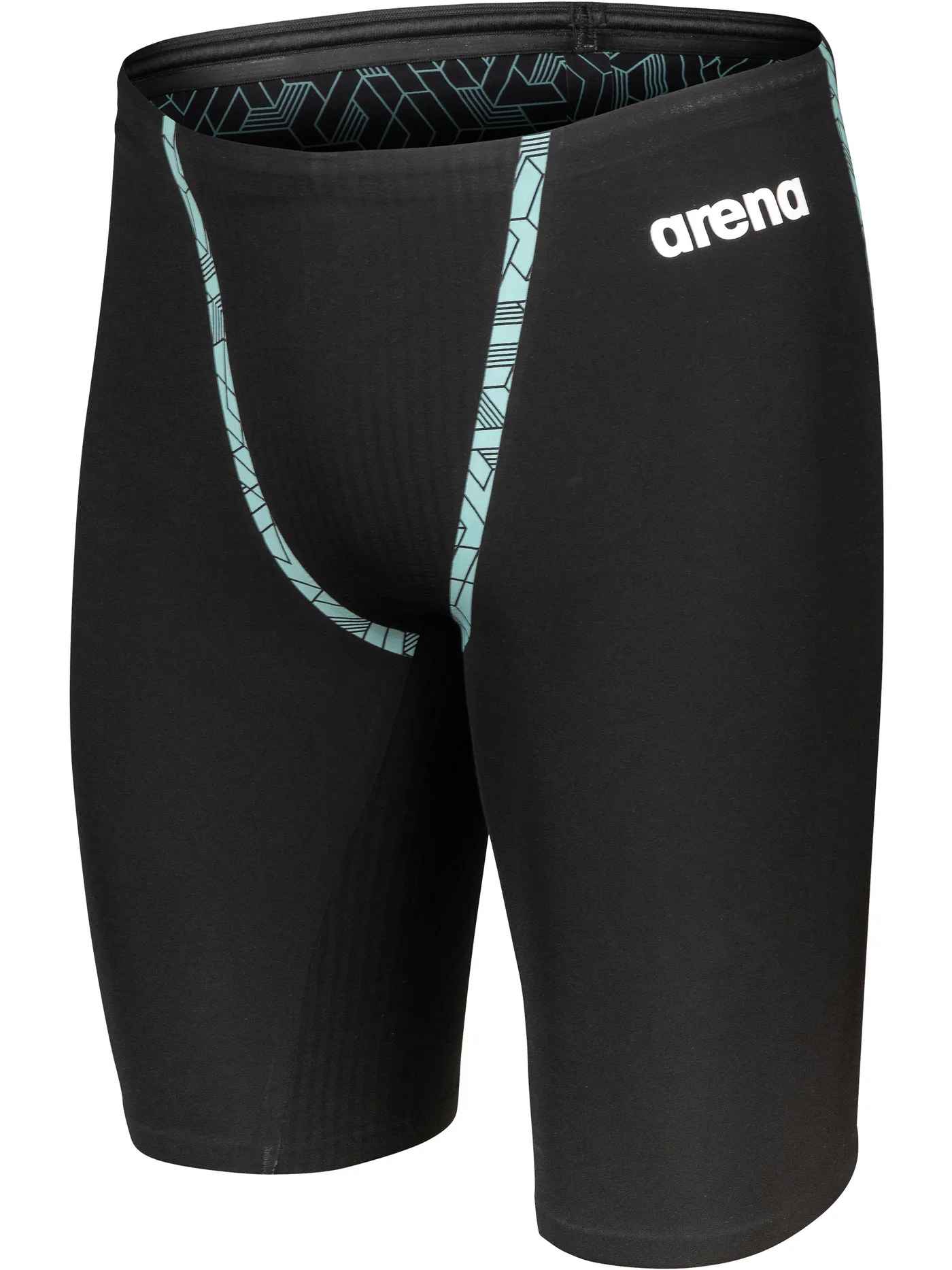 Arena Powerskin Primo Jammers - Black/Teal | Swimmer.com.au