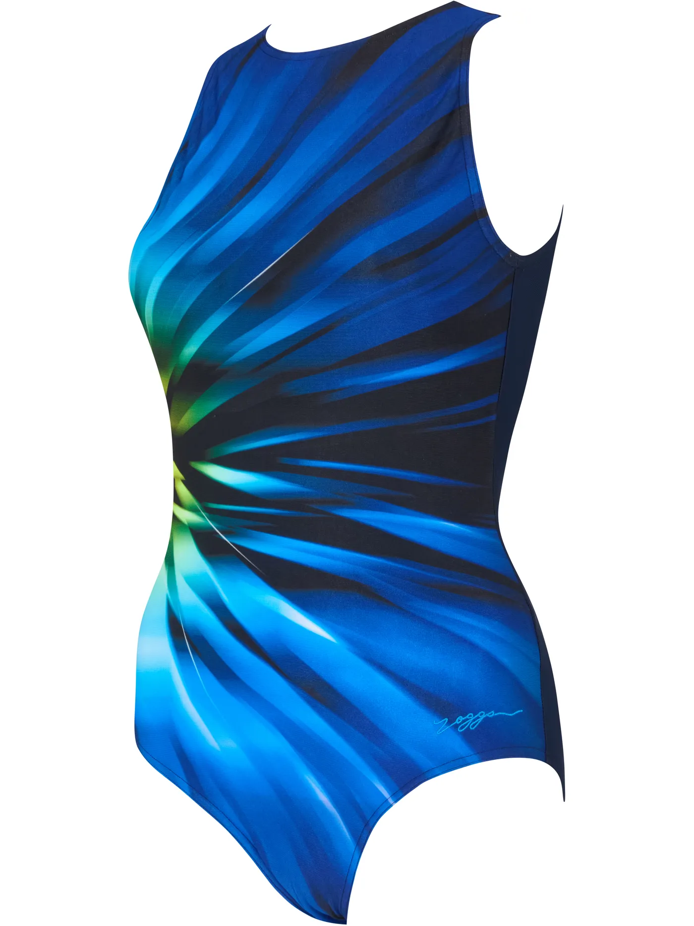 Zoggs Hi Front One Piece - Octane | Swimmer.com.au